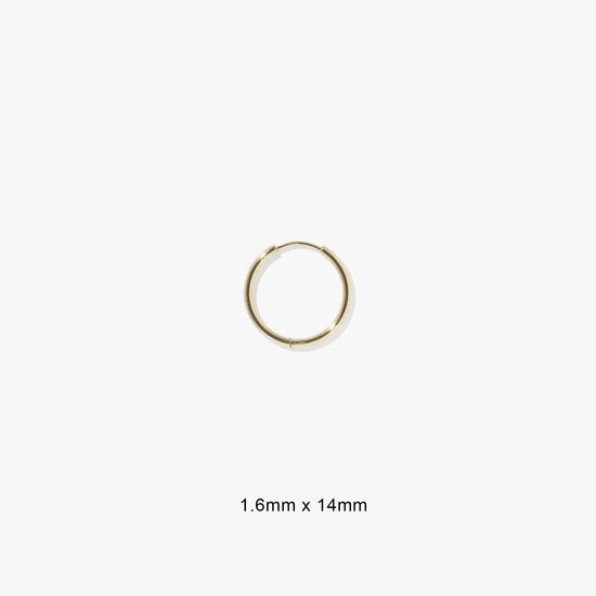1.6mm Infinity Hoop (Single) – Ready-Made