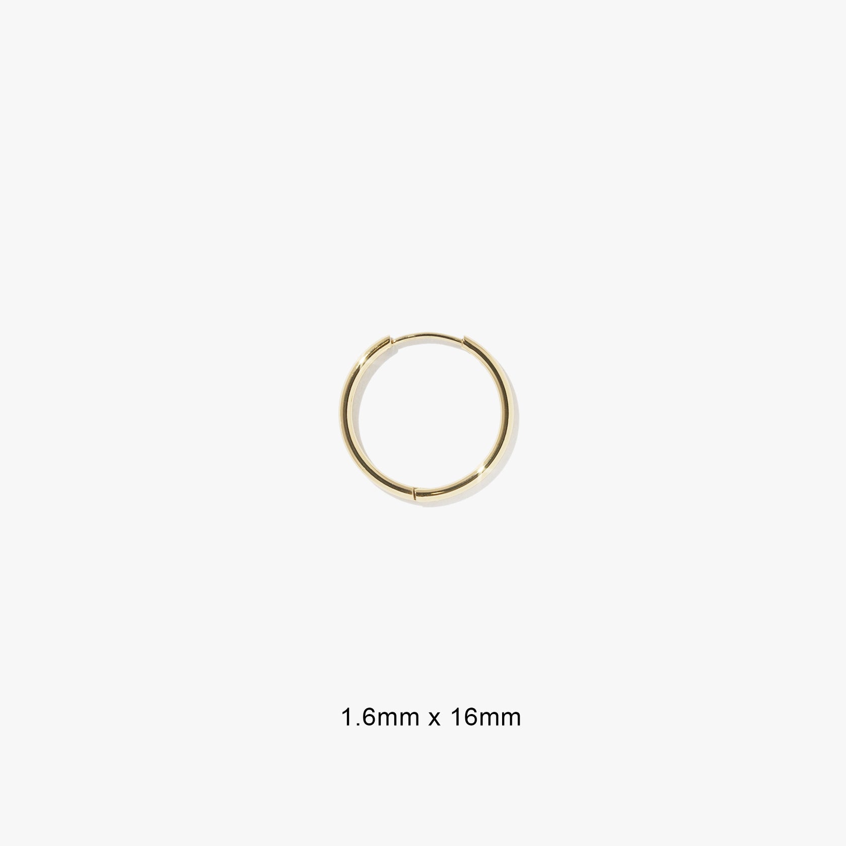 1.6mm Infinity Hoop (Single) – Ready-Made