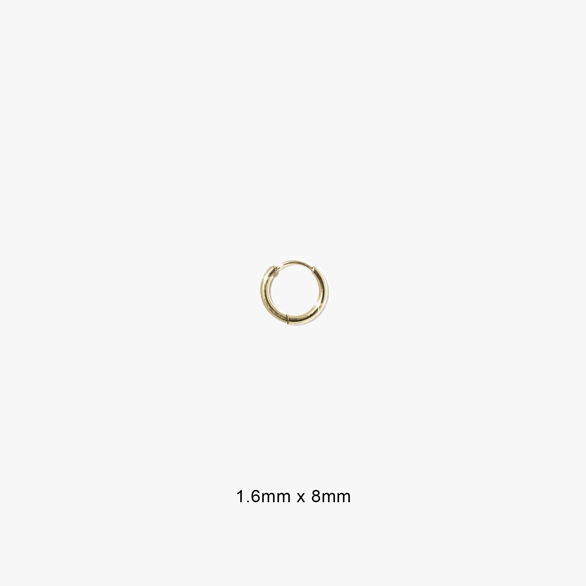 1.6mm Infinity Hoop (Single) – Ready-Made