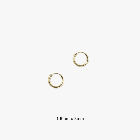 1.6mm Infinity Hoops (Pair) – Ready-Made