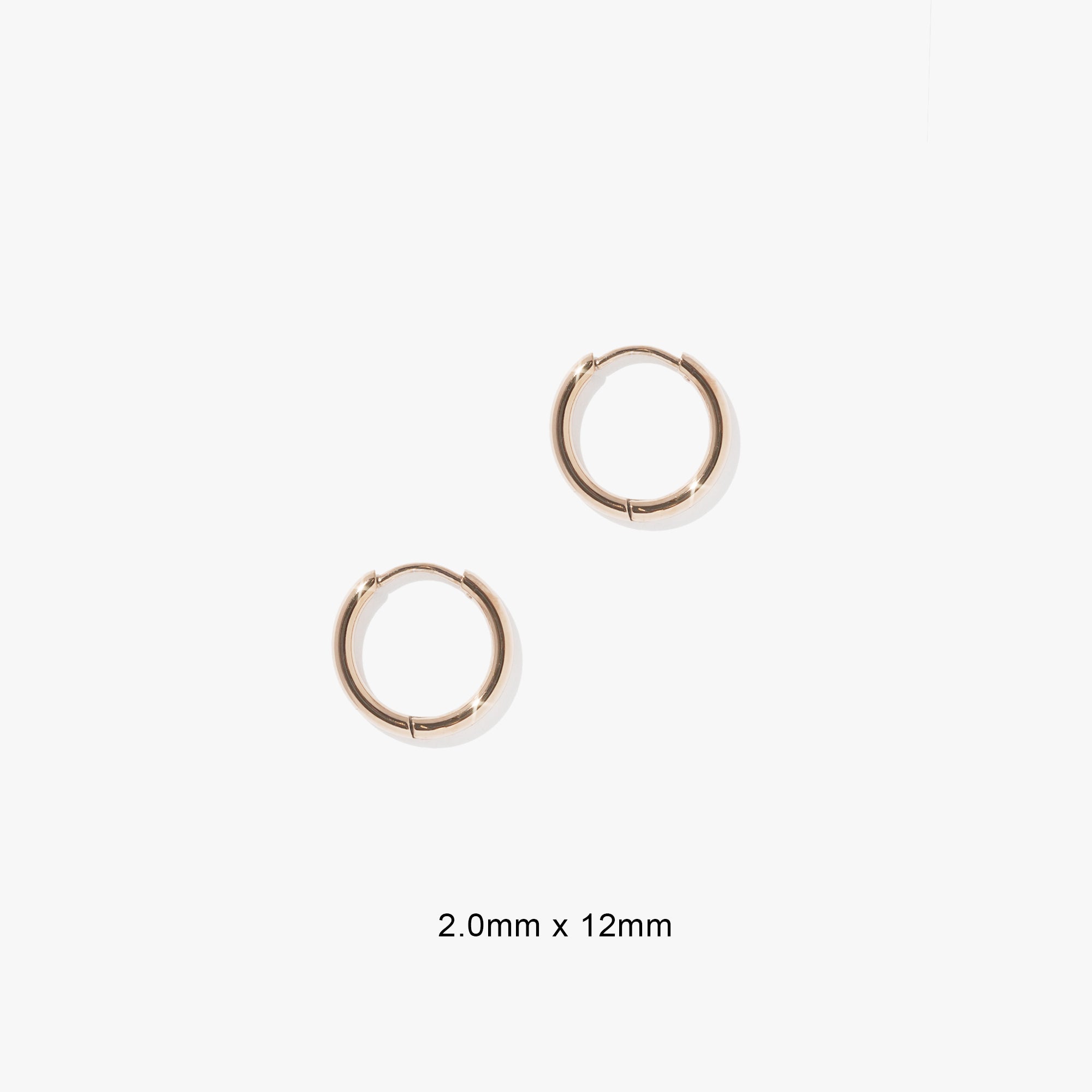 2.0mm Infinity Hoops (Pair) – Ready-Made