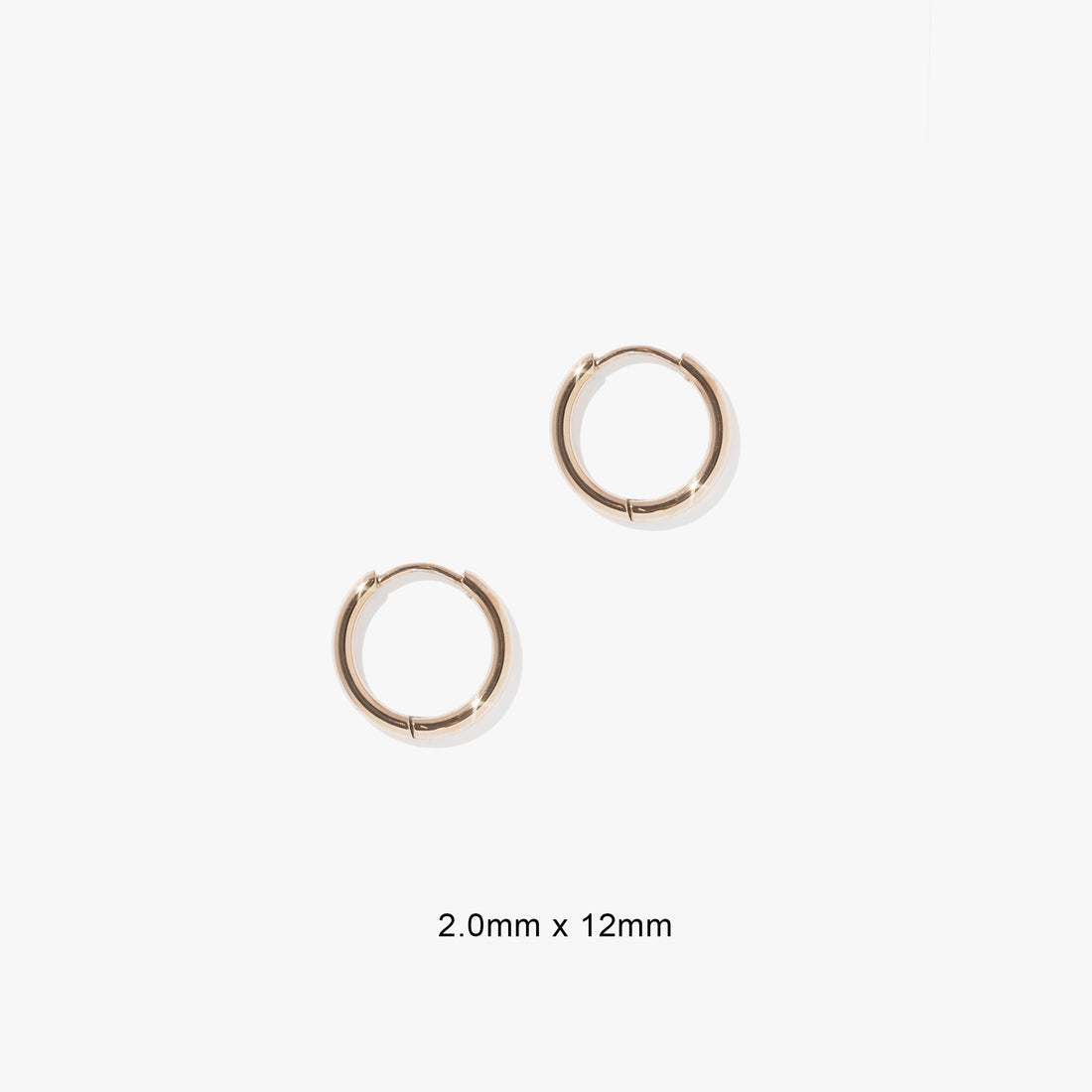2.0mm Infinity Hoops (Pair) – Ready-Made