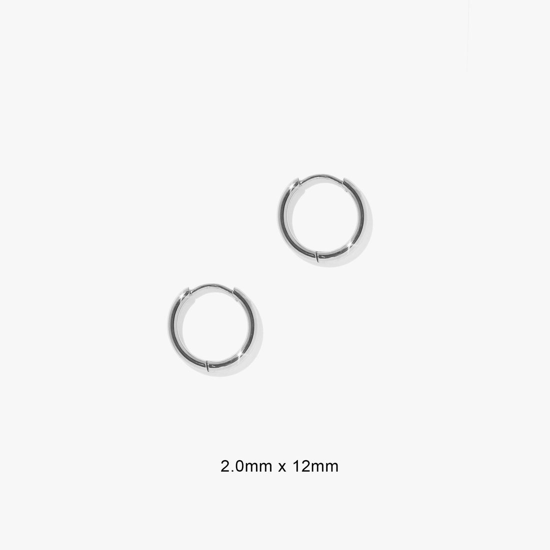 2.0mm Infinity Hoops (Pair) – Ready-Made