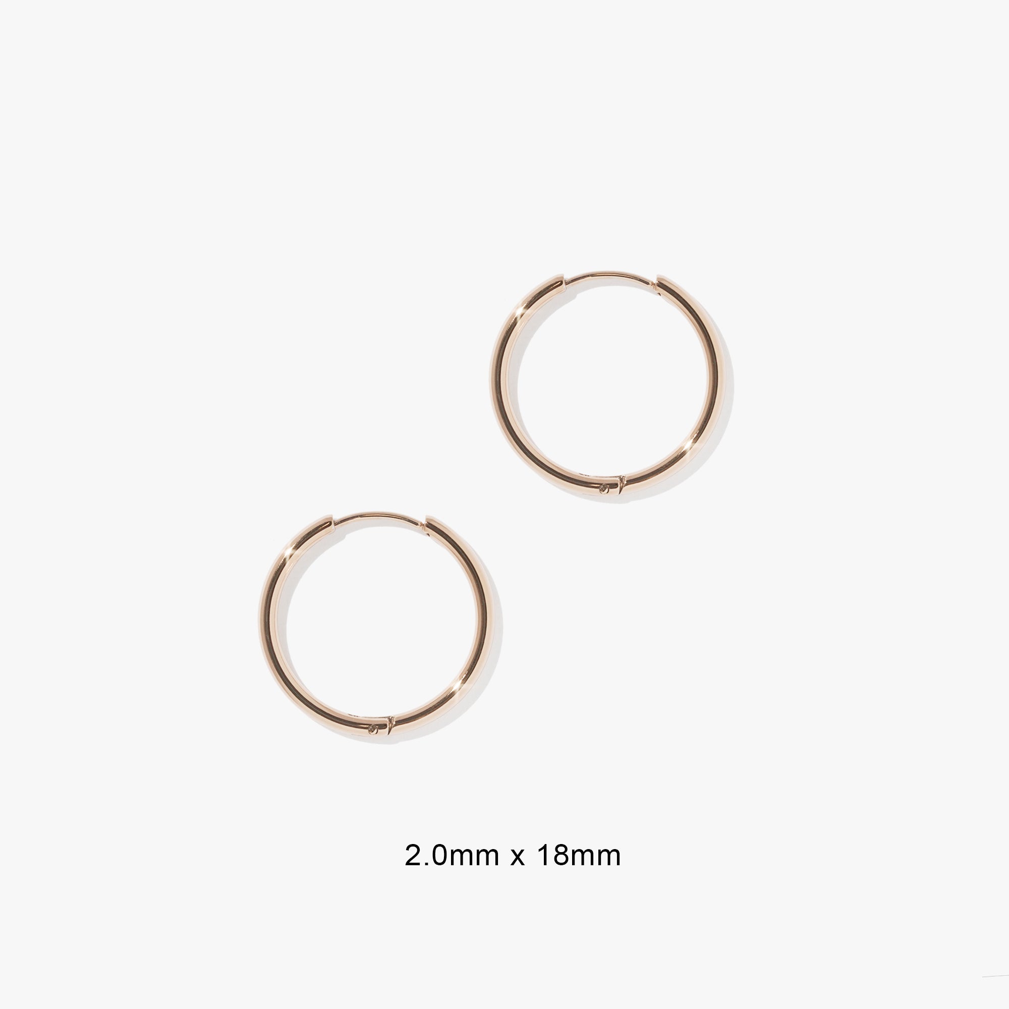 2.0mm Infinity Hoops (Pair) – Ready-Made