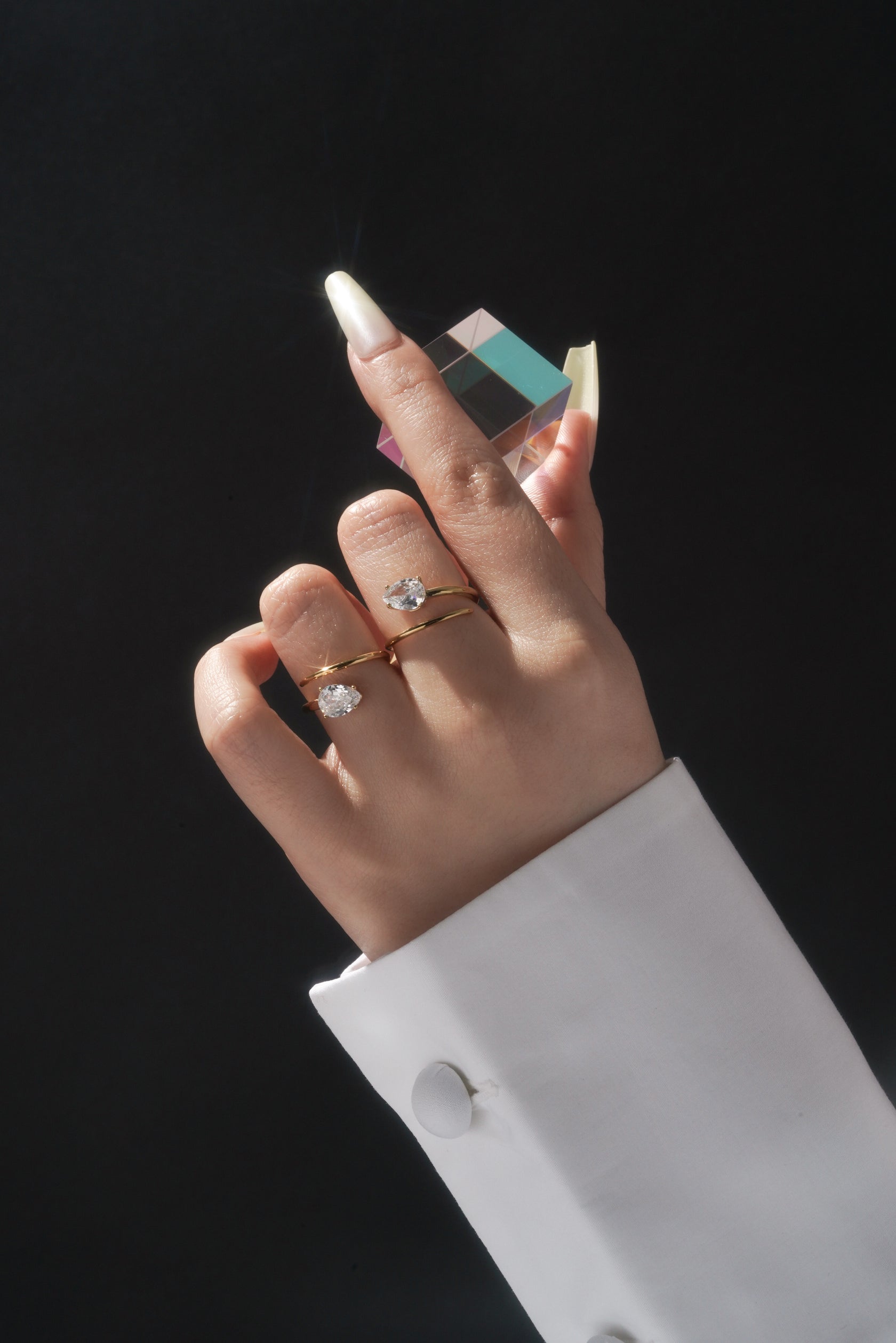 Shooting Star Adjustable Ring – Ready-Made