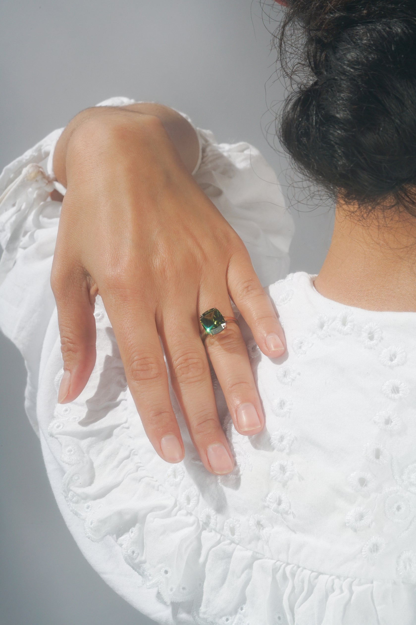 Dirty Martini Cocktail Ring – Ready-Made
