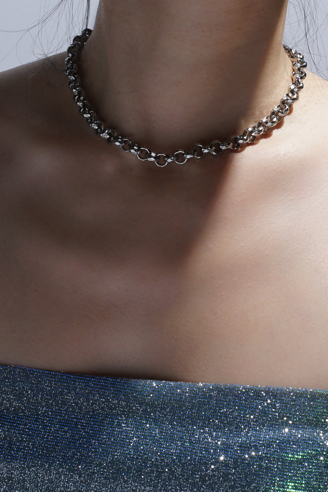Chunky Facet Chain – Ready-Made