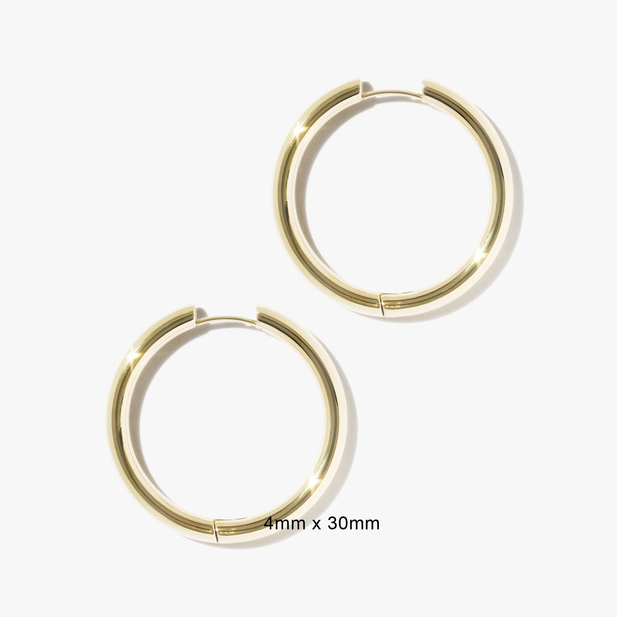 4mm Infinity Hoops (Pair) – Ready-Made