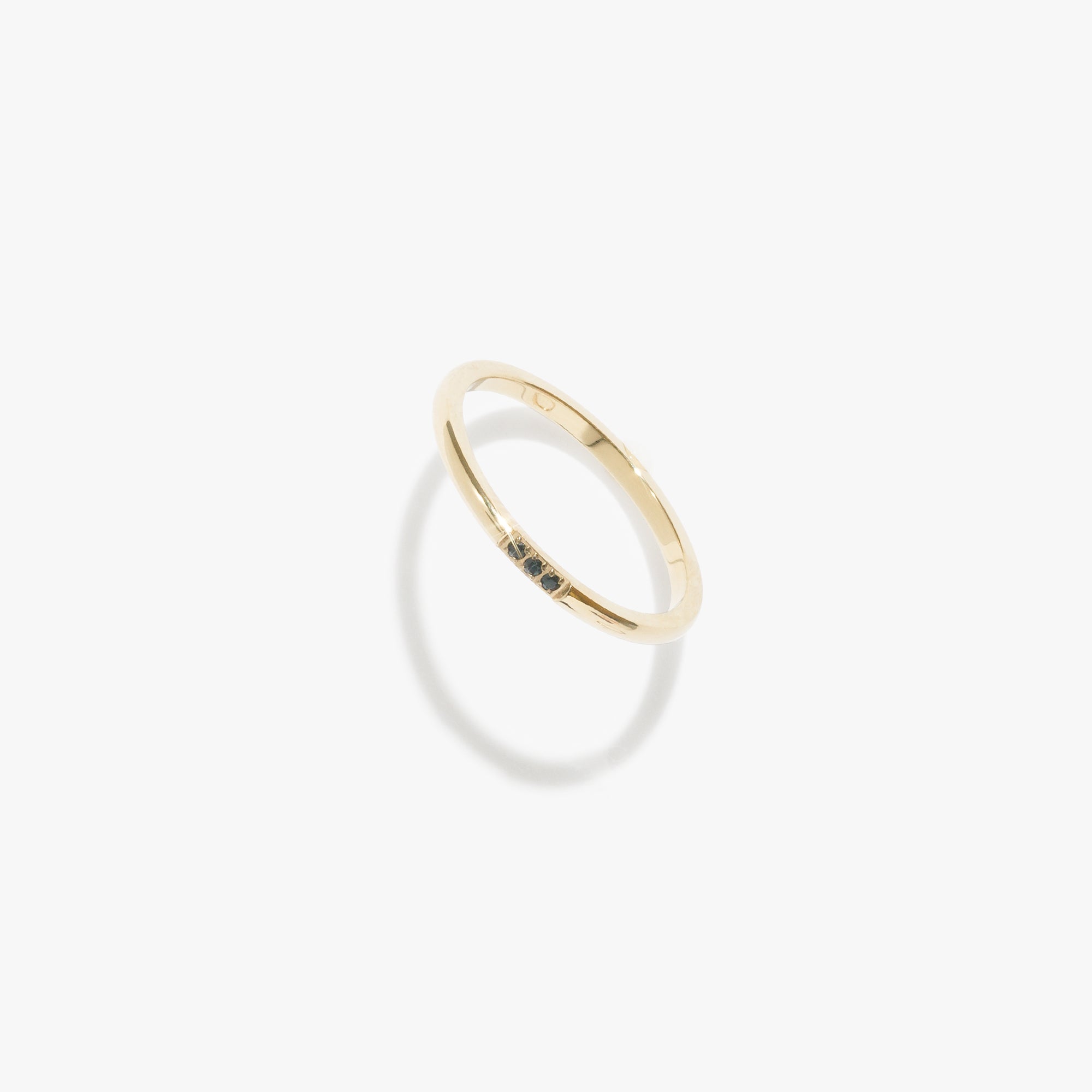 Black Diamante Stardust Ring – Ready-Made