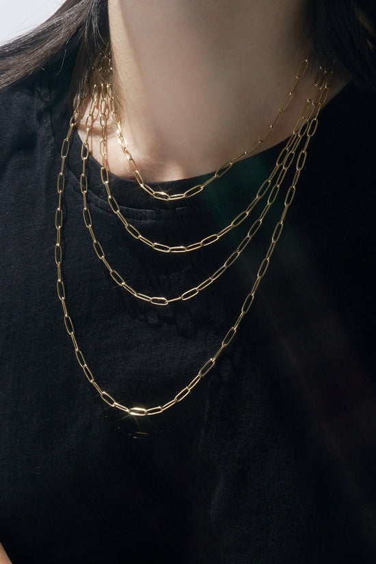 Refined Paperclip Chain – Ready-Made