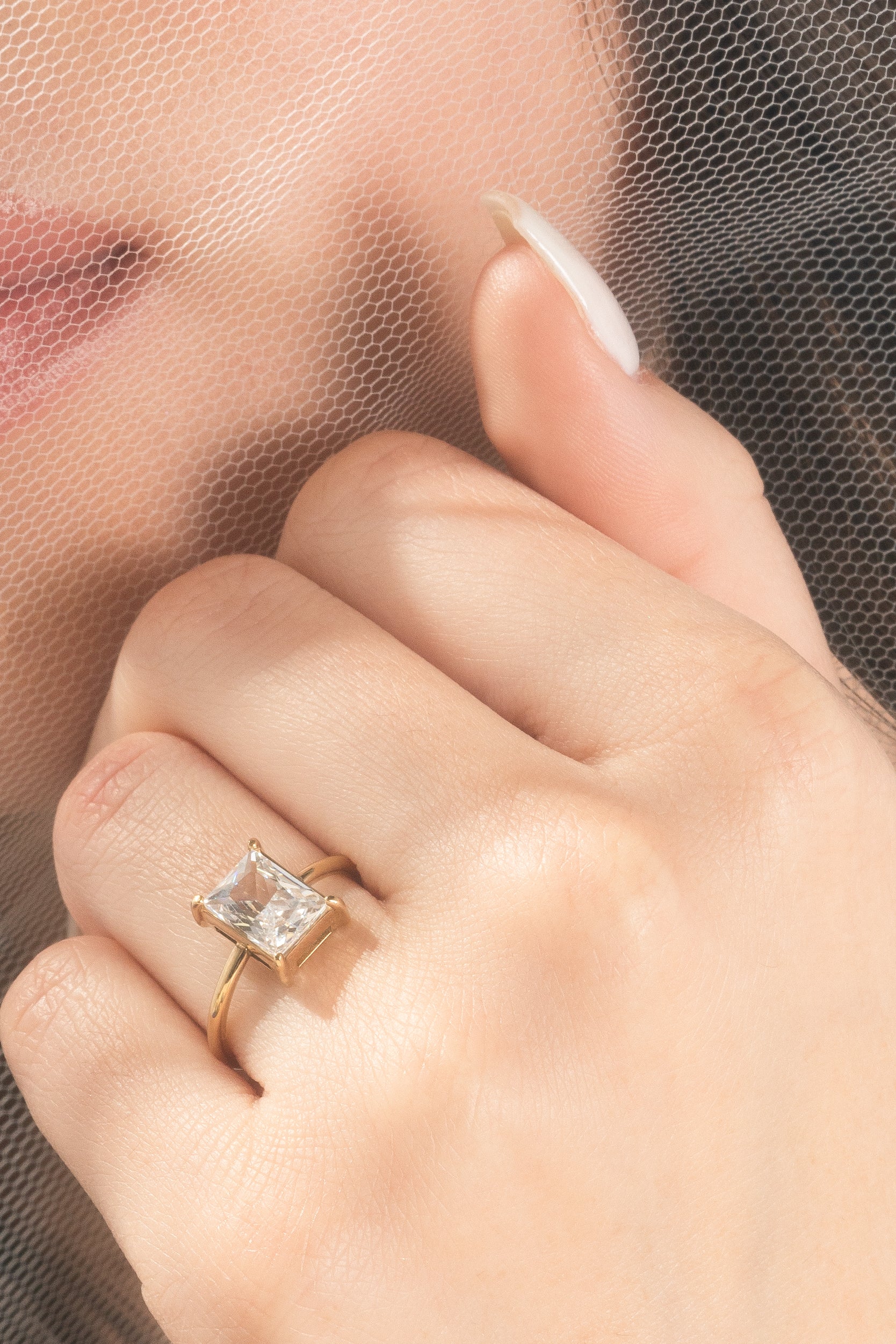 Rectangle Promise Ring – Ready-Made