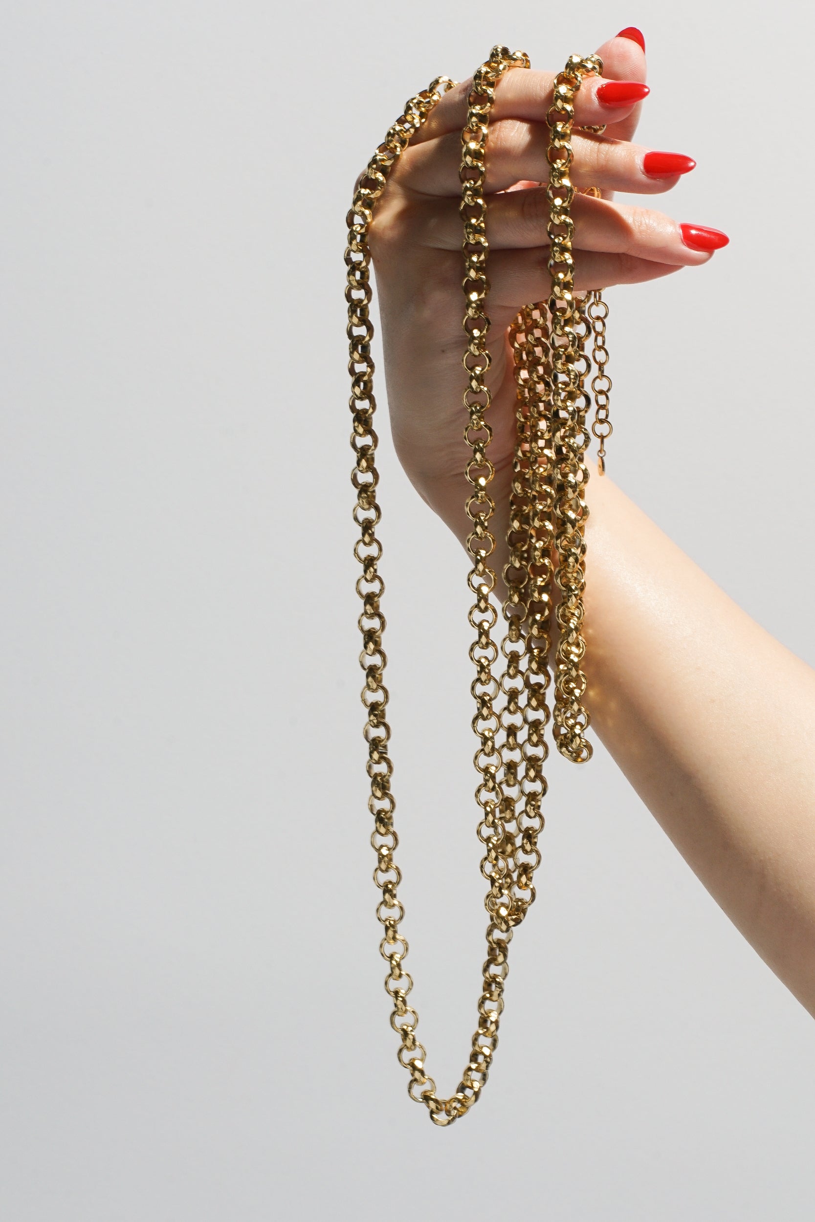 Chunky Facet Chain – Ready-Made