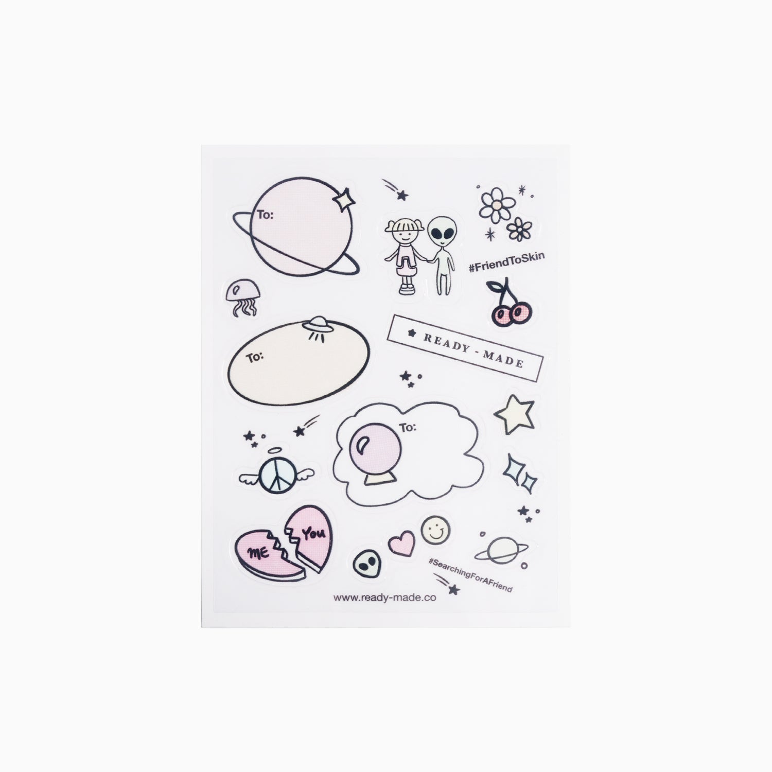 Searching For A Friend - Sticker Sheet – Ready-Made